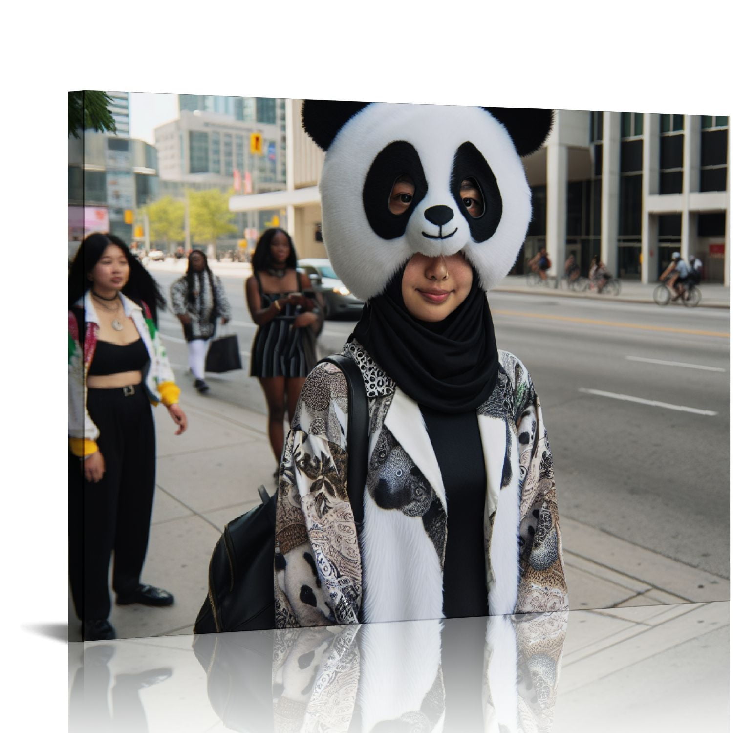 BCIIG Cute Panda Picture Frame Crystal Porcelain Painting Gifts ...