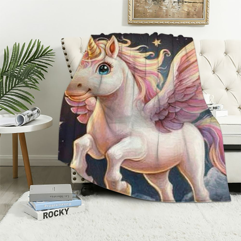 BCIIG Cute Pig Piggycorn Blanket Gifts for Adults Kids Piggy Piglet ...