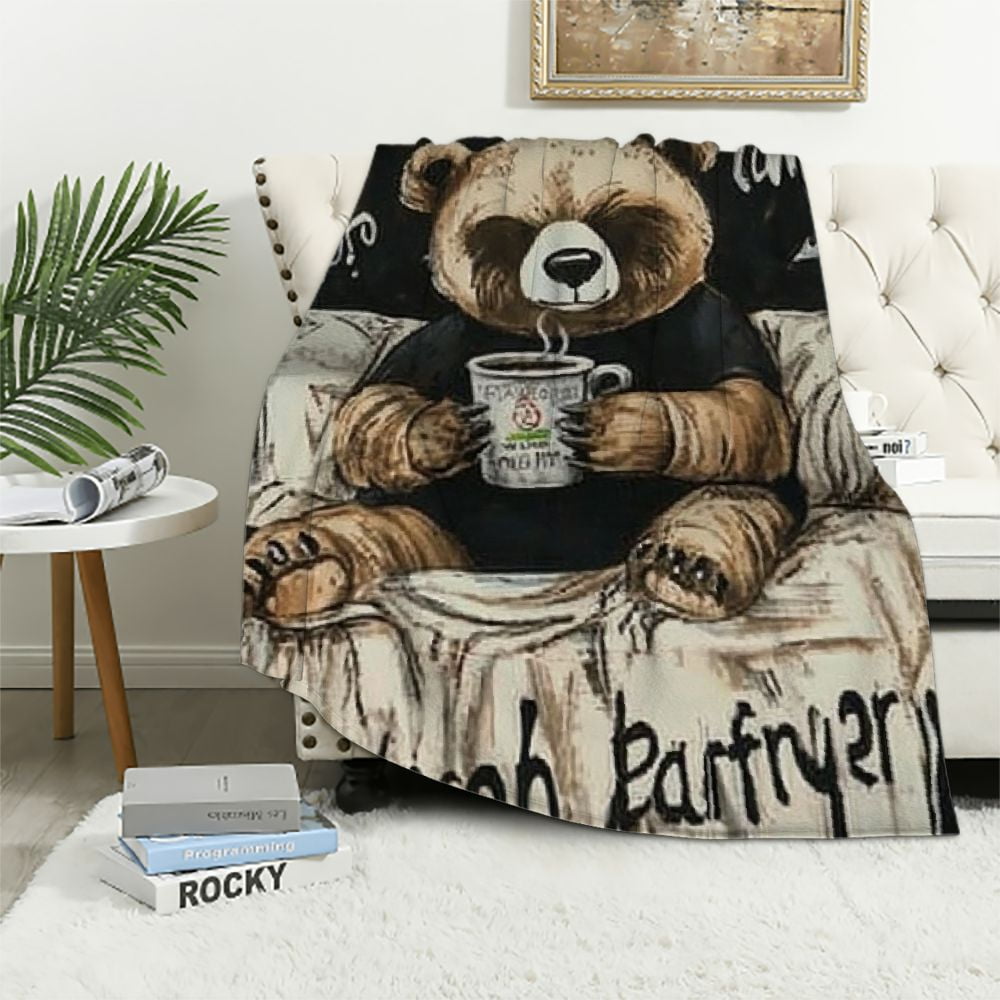 BCIIG Cute Sloth Blanket Funny Sloth Decor Animal Throw Blanket Sloth ...