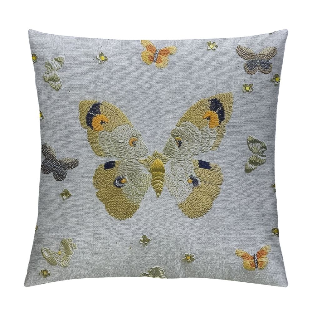 BCIIG Decorative Throw Pillow Cover for Couch Nature Seamless Floral ...