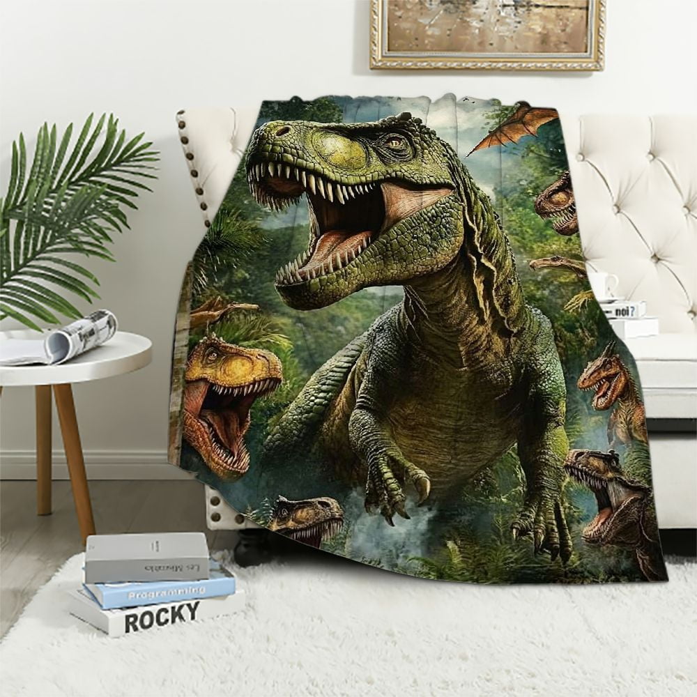 BCIIG Dinosaur Blanket,Dinosaur Blanket for Boys Girls,Dinosaur Gifts ...