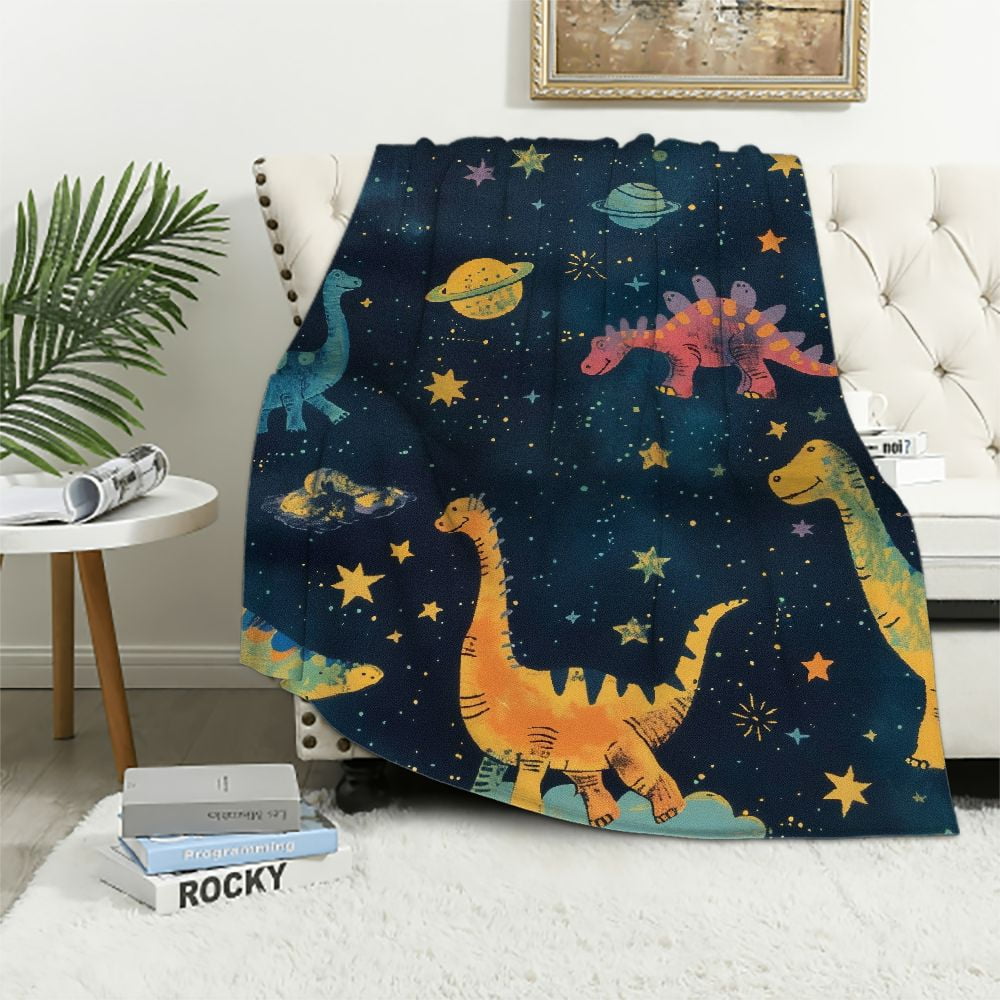 BCIIG Dinosaur Blankets Dino Plush Fleece Blanket and Throws Dinosaur ...