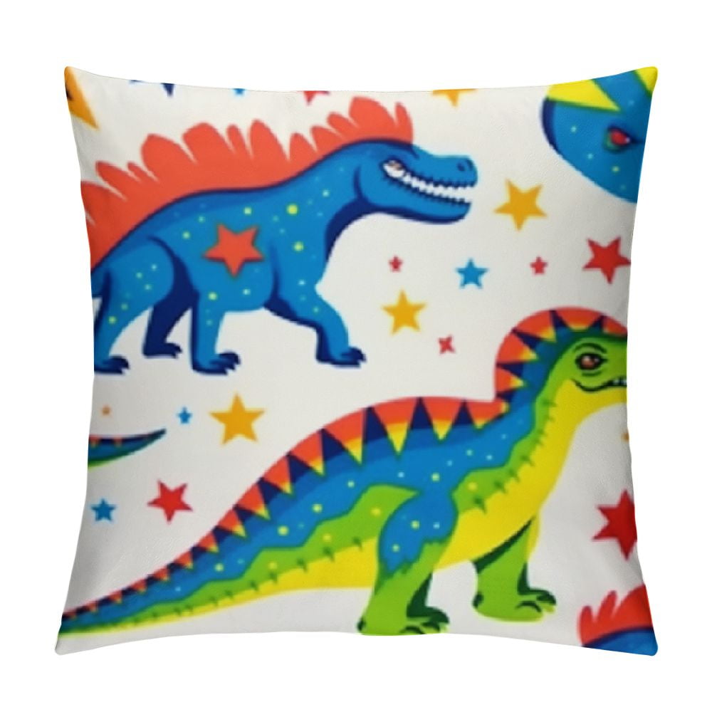 BCIIG Dinosaur Stars Adam Rex Graphic Decorative Pillow Cover 1PC ...