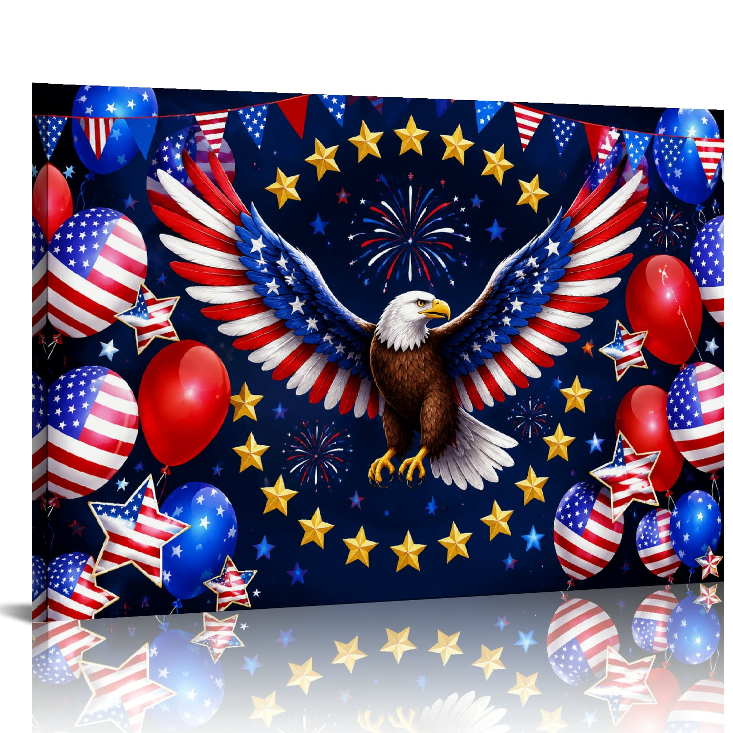 BCIIG Eagle Balloon Firework Wall Art HD Print Framed Canvas Wall Art bciig-eagle-balloon-firework-wall-art-hd-print-framed-canvas-wall-art