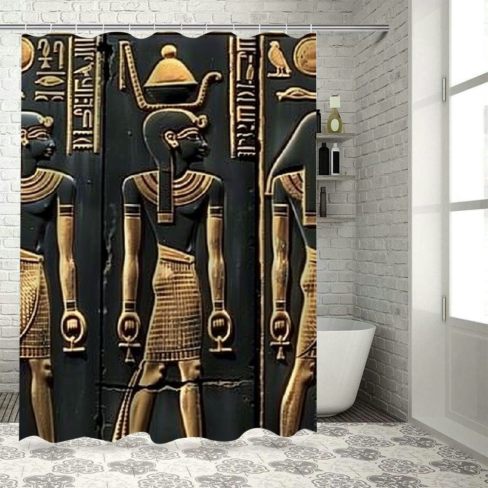 BCIIG Egyptian Statues Bathroom Decor Set with Hooks, Colorful ...