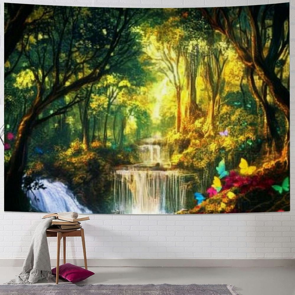 BCIIG Fantasy Forest Tapestry Mystical Nature Landscape Tapestry ...