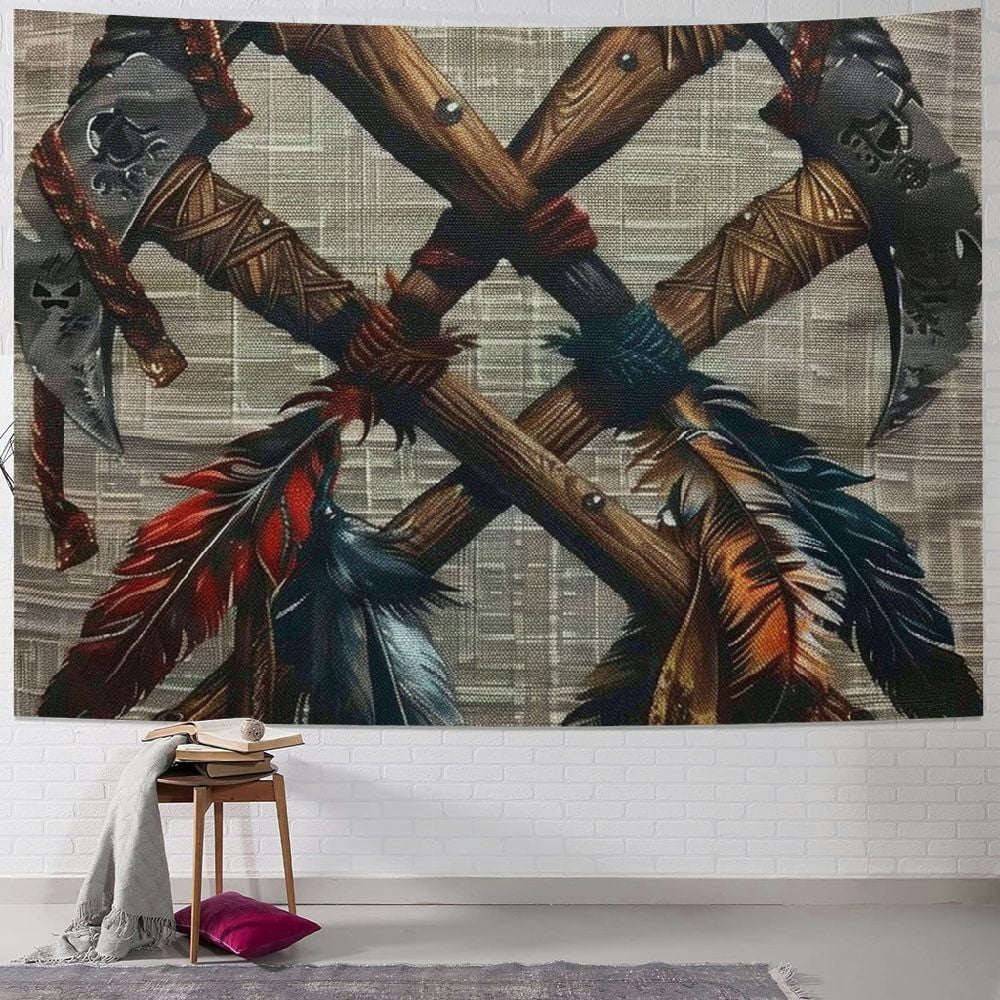 BCIIG Feathers Tapestry Wall Hanging Unique Style for Home Decor ...