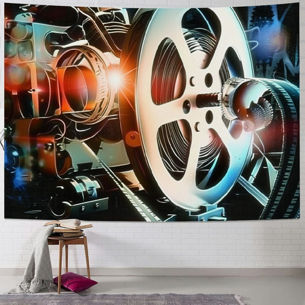 BCIIG Film Projector Film Reel Movie Camera Tapestry Wall Hanging ...