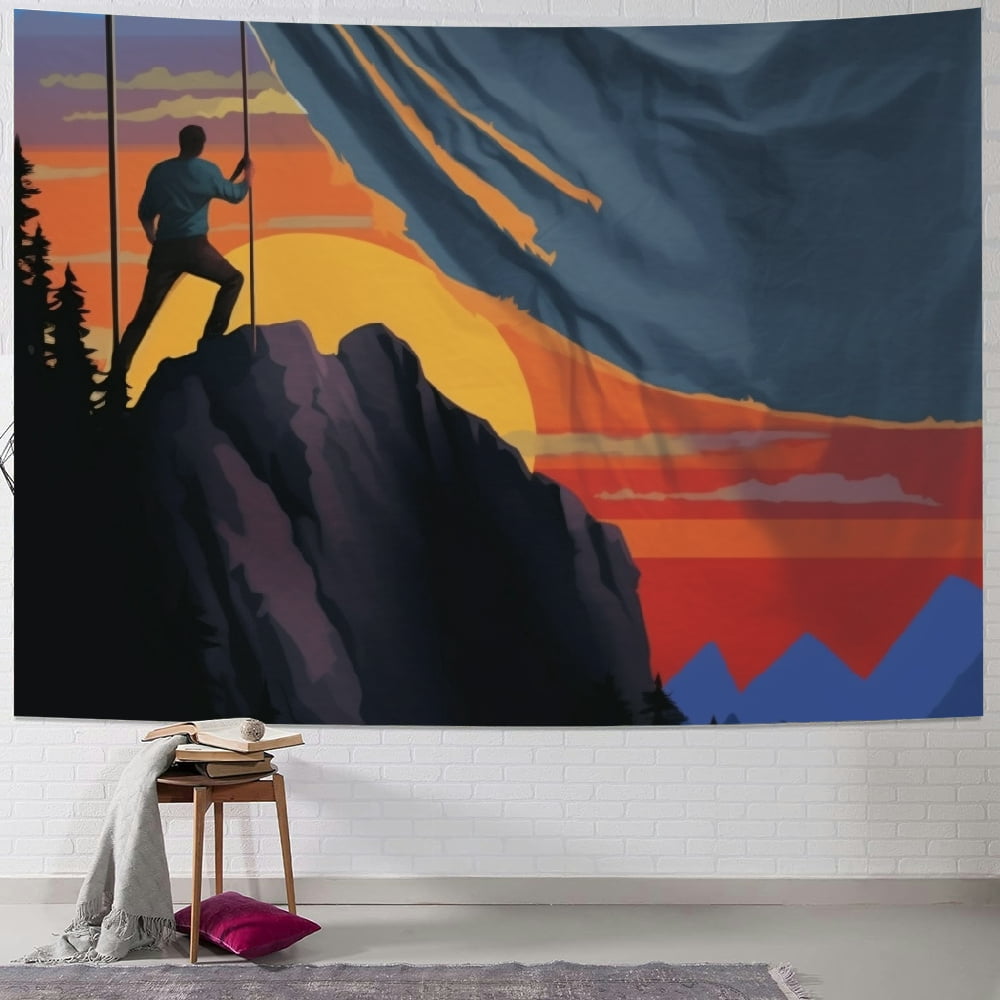 BCIIG Flag Tapestry Wall Hanging Unique Style Graphic Tapestries Home ...