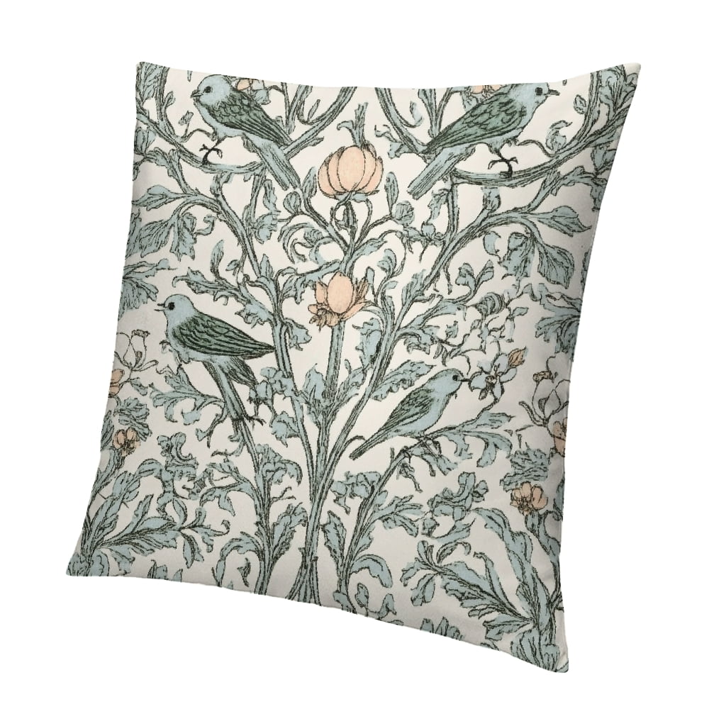 BCIIG Floral pillowcases, vintage plant block print sofa bed ...
