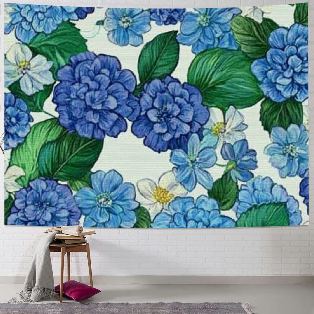 BCIIG Flower Tapestry Wall Hanging Unique Style Graphic Tapestries Home ...