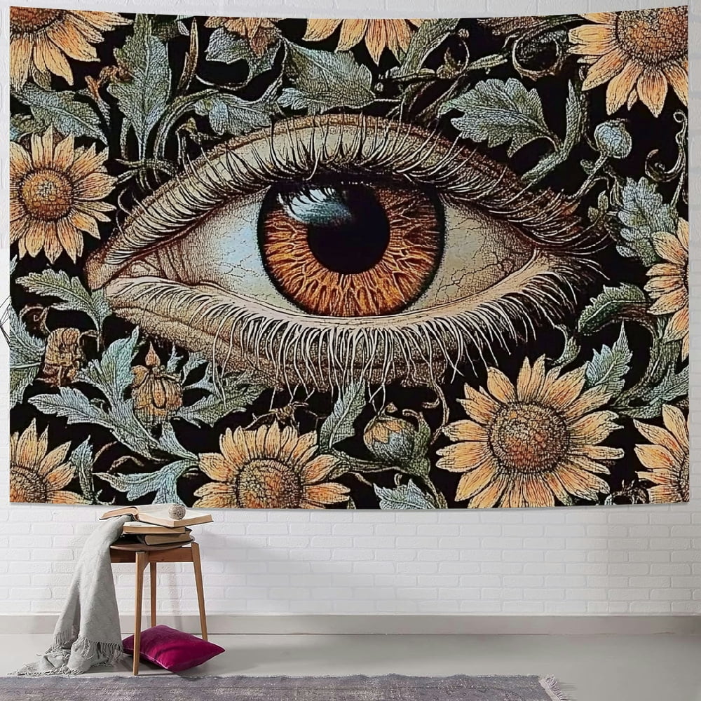 BCIIG Flowers Leaves Tapestry Wall Hanging Unique Style Graphic ...