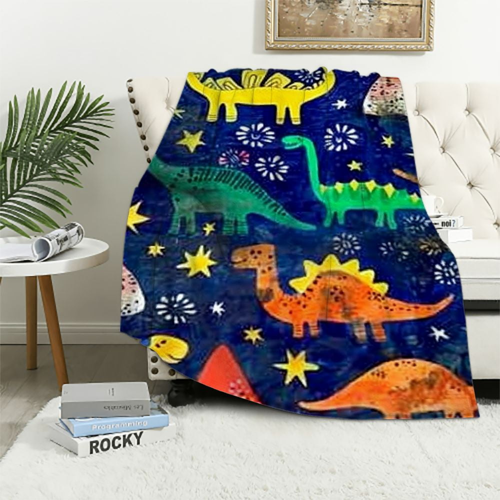 BCIIG Fluorescent Dinosaur Blanket Gifts, Suitable for Boys Kids ...