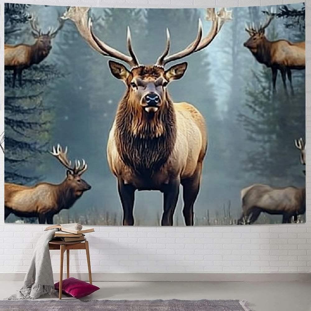 BCIIG Forest Animals Tapestry Wall Hanging Unique Style Graphic ...
