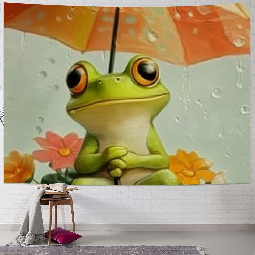 BCIIG Frog Tapestry Wall Hanging Unique Style for Home Decoration Vivid ...