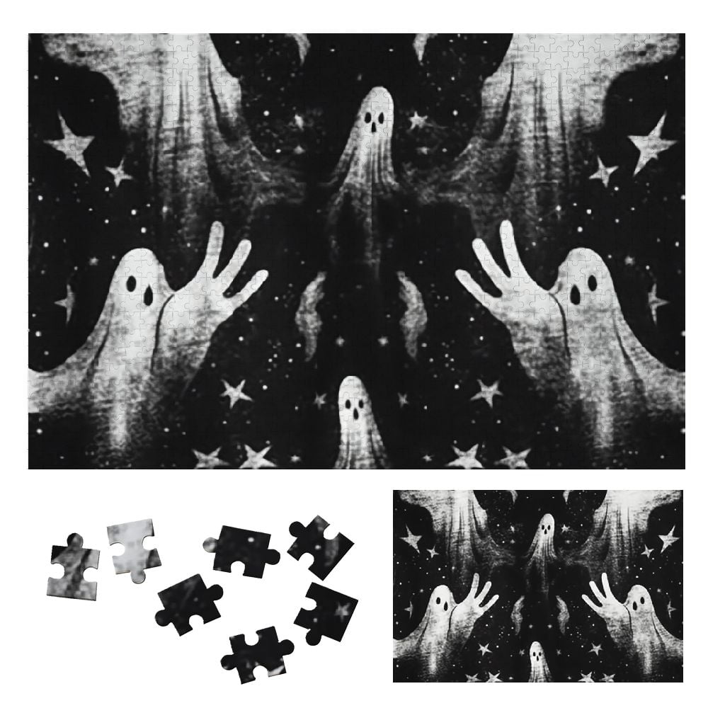 BCIIG Ghost Hands Stars Gothic Art Wooden Jigsaw Puzzle Horizontal ...