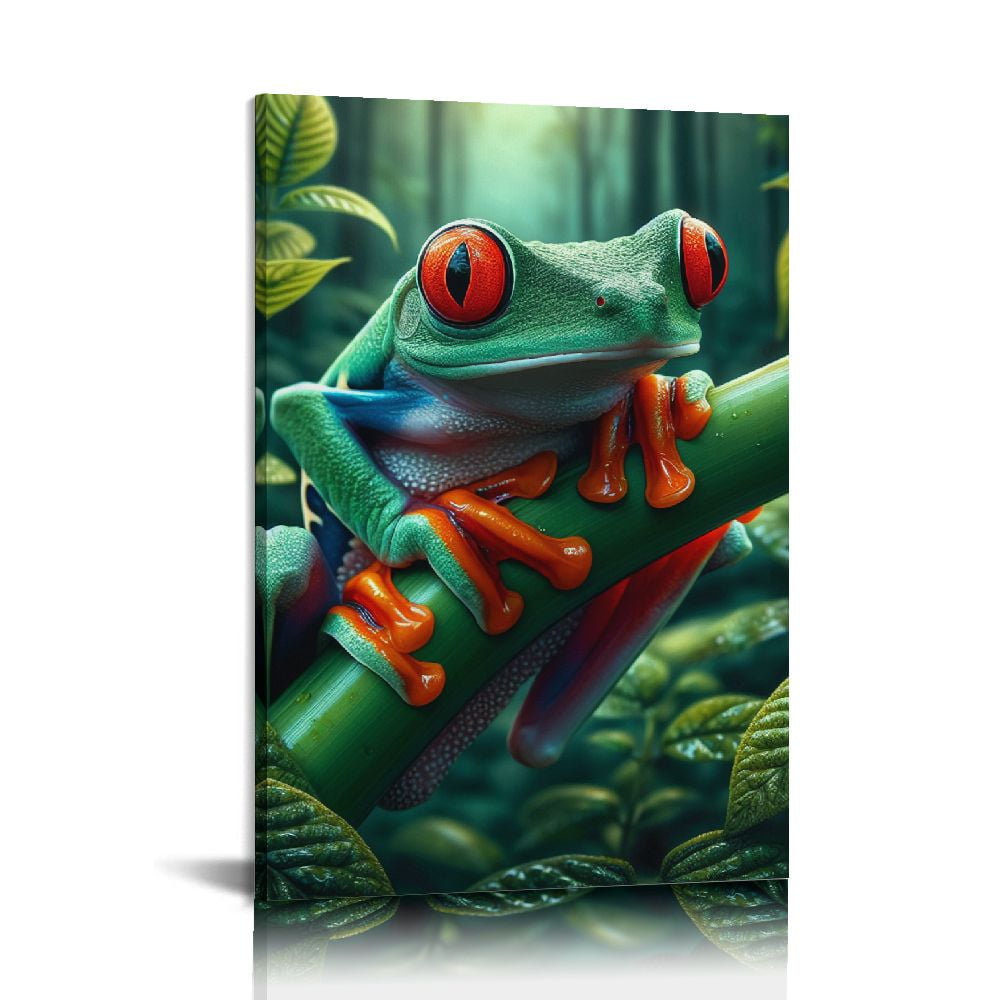 BCIIG Gifts Tree Frog Poster Decorative Painting Canvas Art and Wall ...