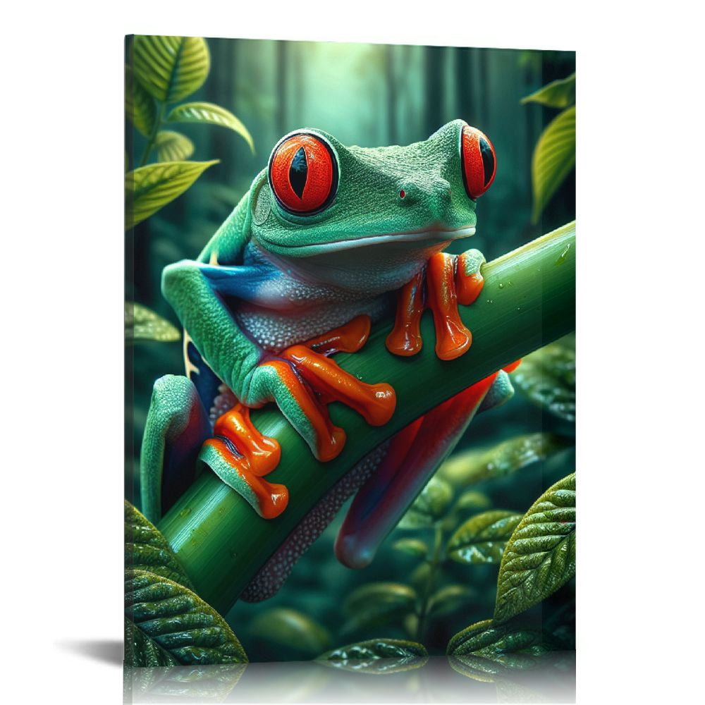 BCIIG Gifts Tree Frog Poster Decorative Painting Canvas Art and Wall ...