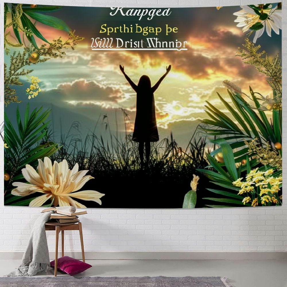 BCIIG God Happy Moments Trust Tapestry Wall Hanging Unique Style ...