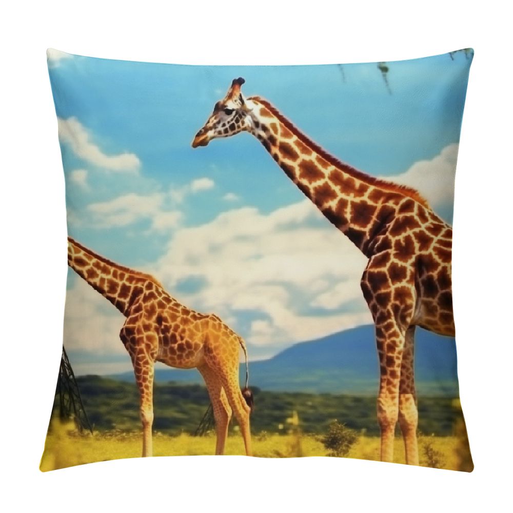 BCIIG Graphic Decorative Throw Pillow Cover Short Plush for Home Couch ...