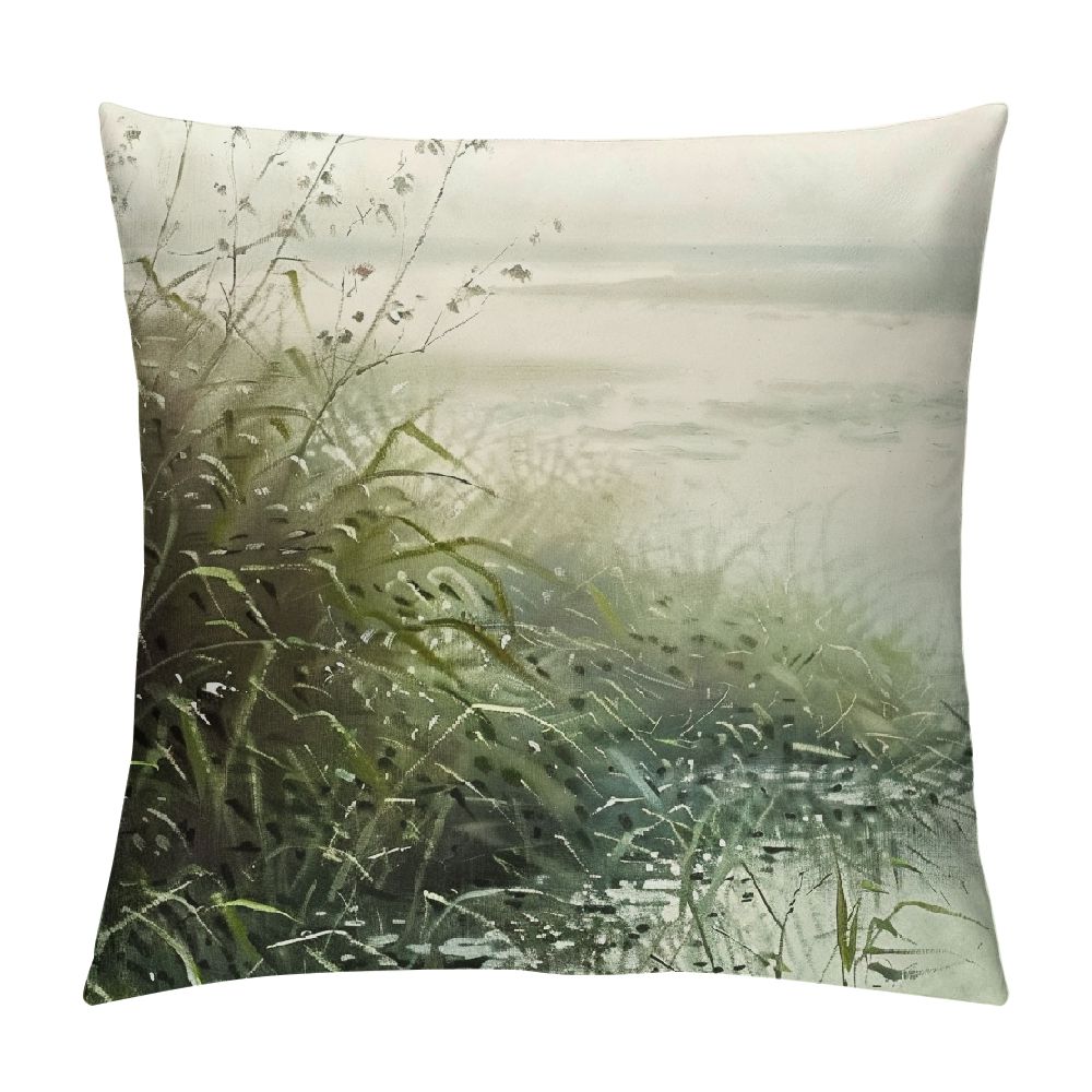 BCIIG Grass Graphic Decorative Throw Pillow Cover for Home Couch Living ...