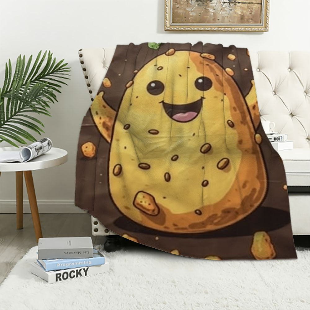 BCIIG Happy Potato Blanket, Delicious Tacos Smiling Avocado Slices ...