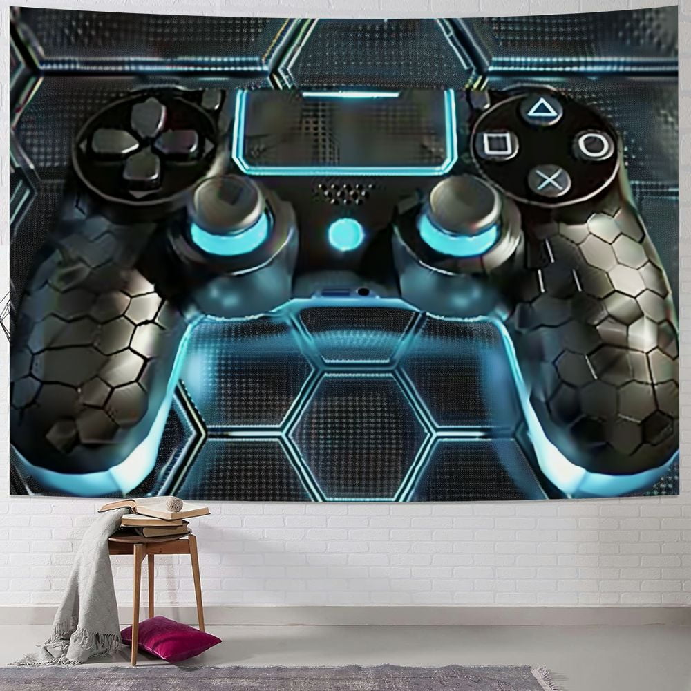 BCIIG Hexagonal Shapes Tapestry Wall Hanging Unique Style Graphic ...