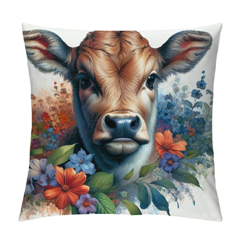 BCIIG Highland Cow Pillow Covers ,Highland Cow Decor,Highland Cow ...