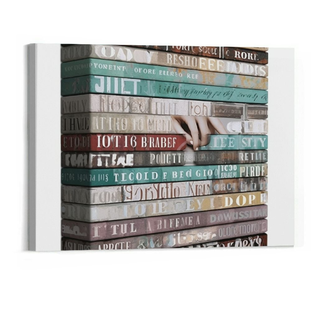 BCIIG Inspirational Wall Art Framed Canvas 20 x 16 Inch (Turquoise ...