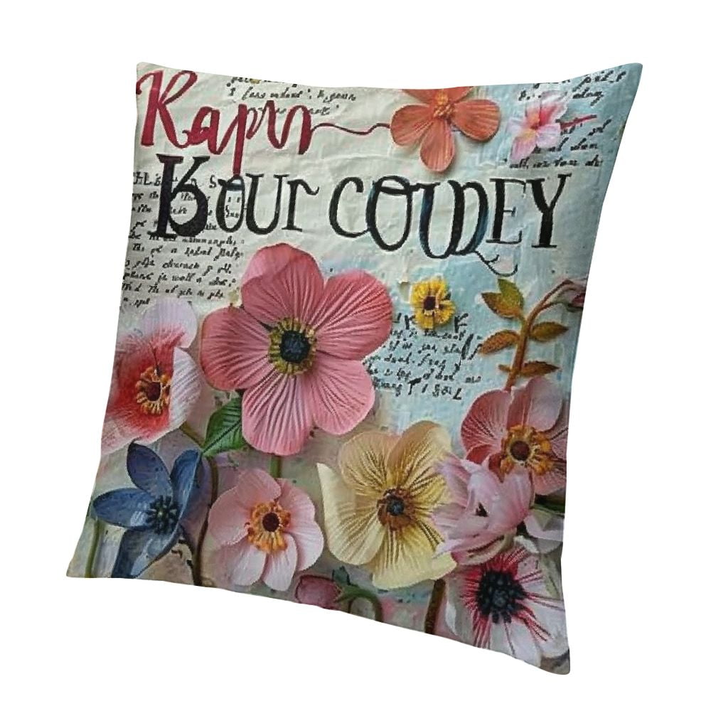 BCIIG Inspiring Throw Pillows,Cute Flower Throw Pillows for Girls Kids ...