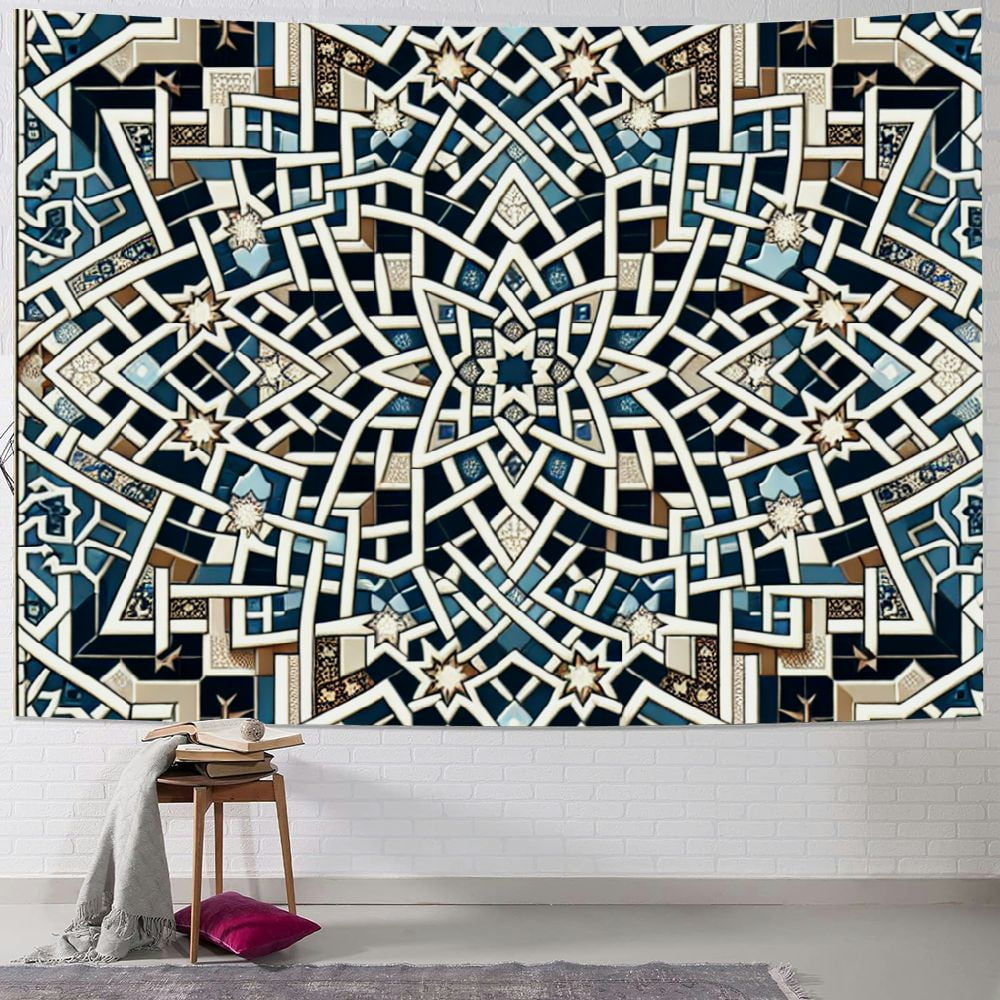 BCIIG Islamic Geometric Design Tapestry Wall Hanging Unique Style for ...