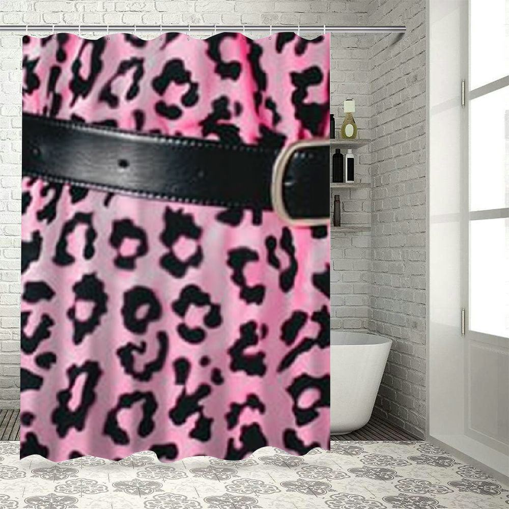 BCIIG Leopard Print Bathroom Decor Set with Hooks, Colorful Luxurious ...