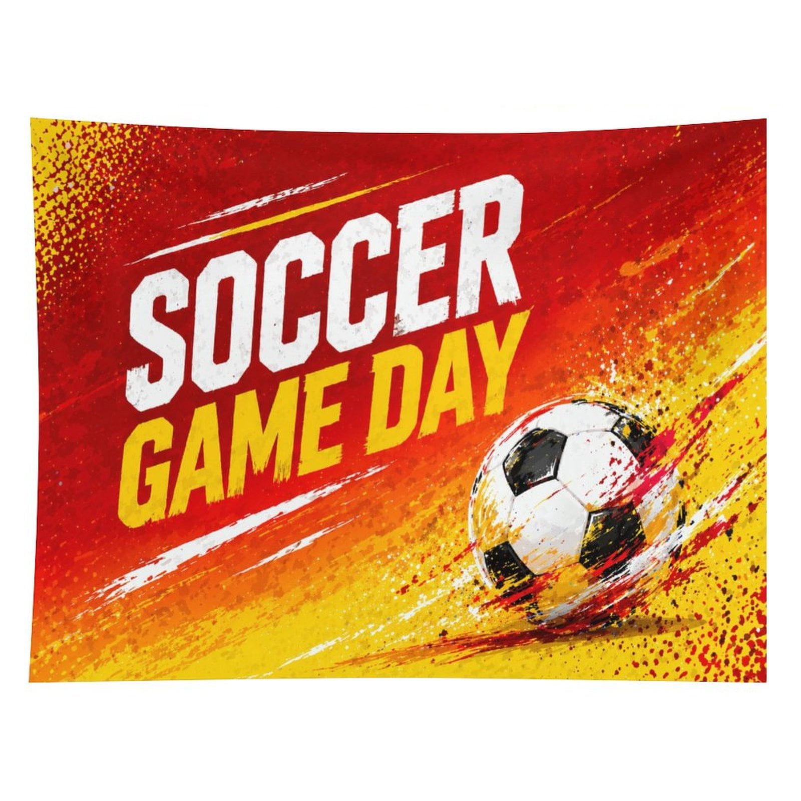 BCIIG Match Day Football Enthusiast Tapestry, Polyester Print Wall ...