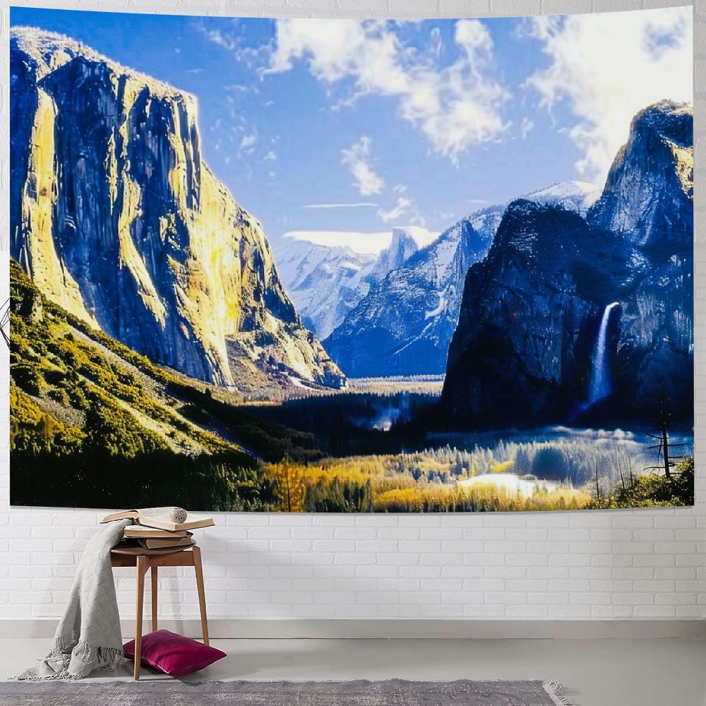 BCIIG Misty Mountain Tapestry Foggy Forest Tree Nature Landscape ...