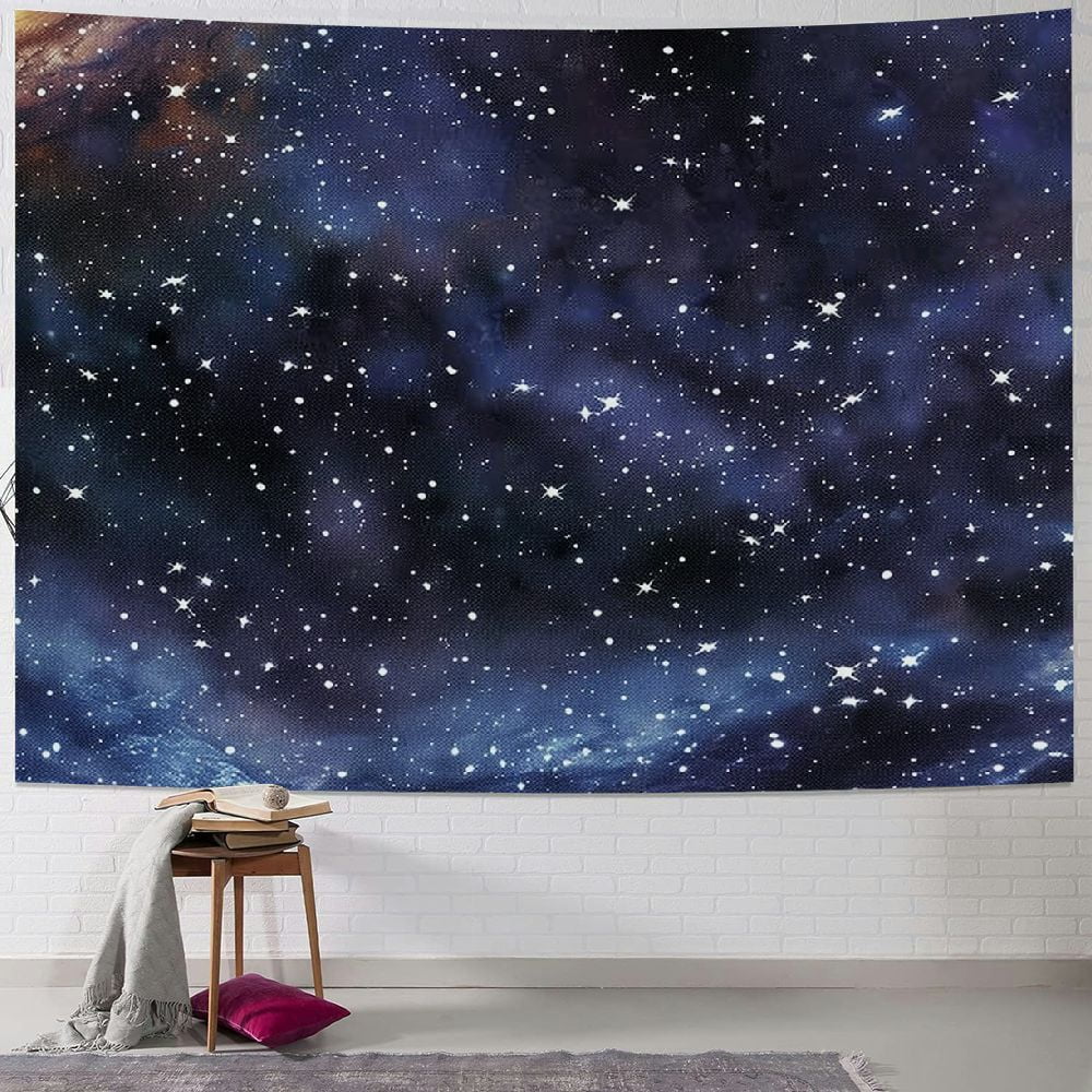 BCIIG Night Tapestry, Composition with Dots Night Sky Theme Abstract ...