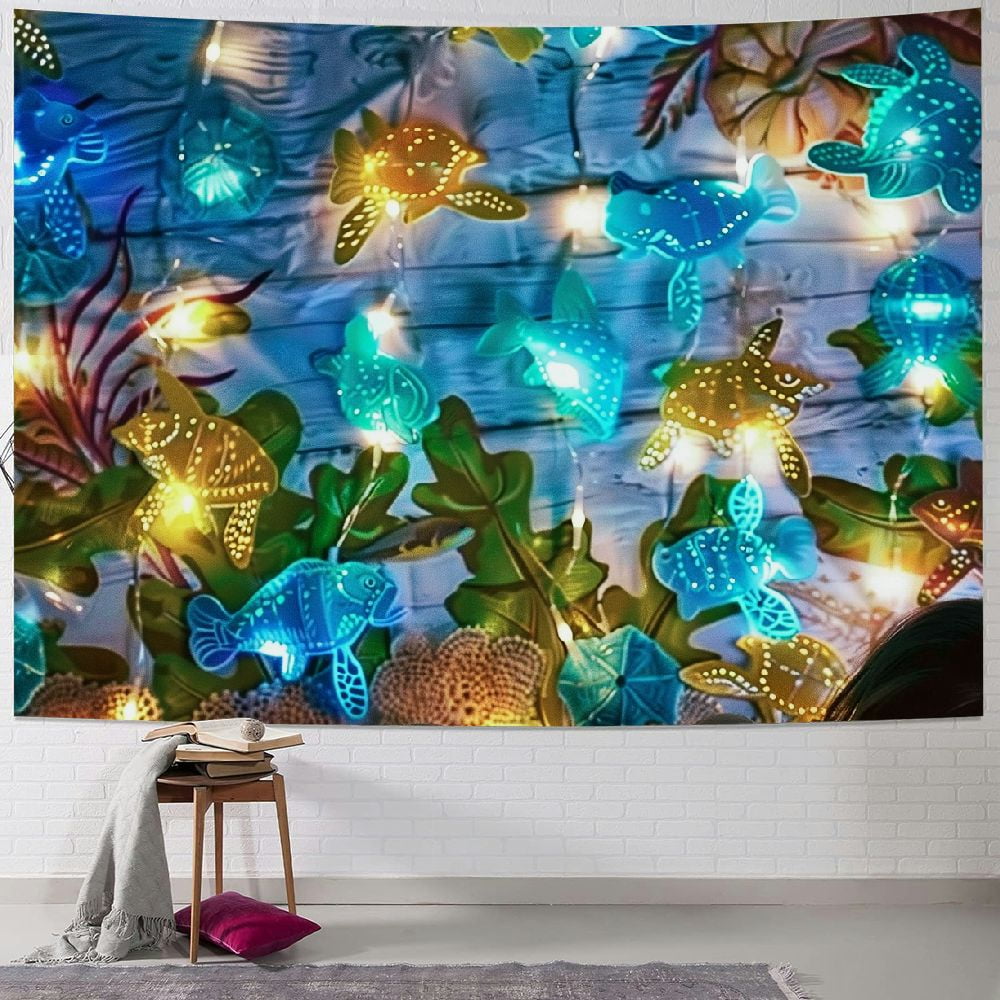BCIIG Ocean Themed String Lights Marine Life Night Lights Beach Décor ...