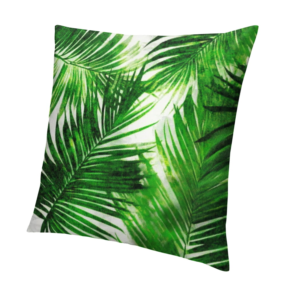 BCIIG Palm leaf throwing cushion cover, suitable for sofas and beds ...