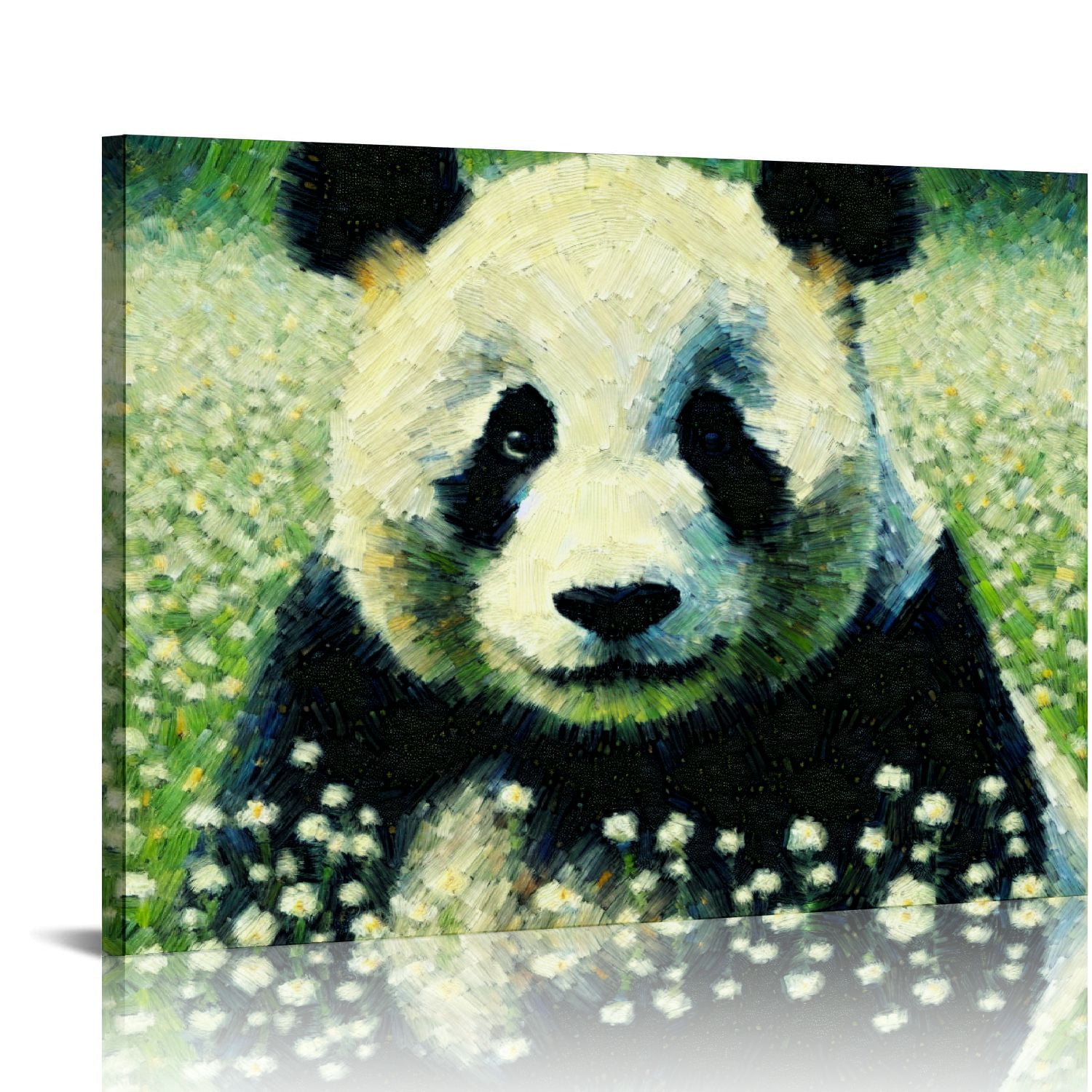 BCIIG Panda Canvas Wall Art Animal Pictures Wall Decor Cute Panda ...