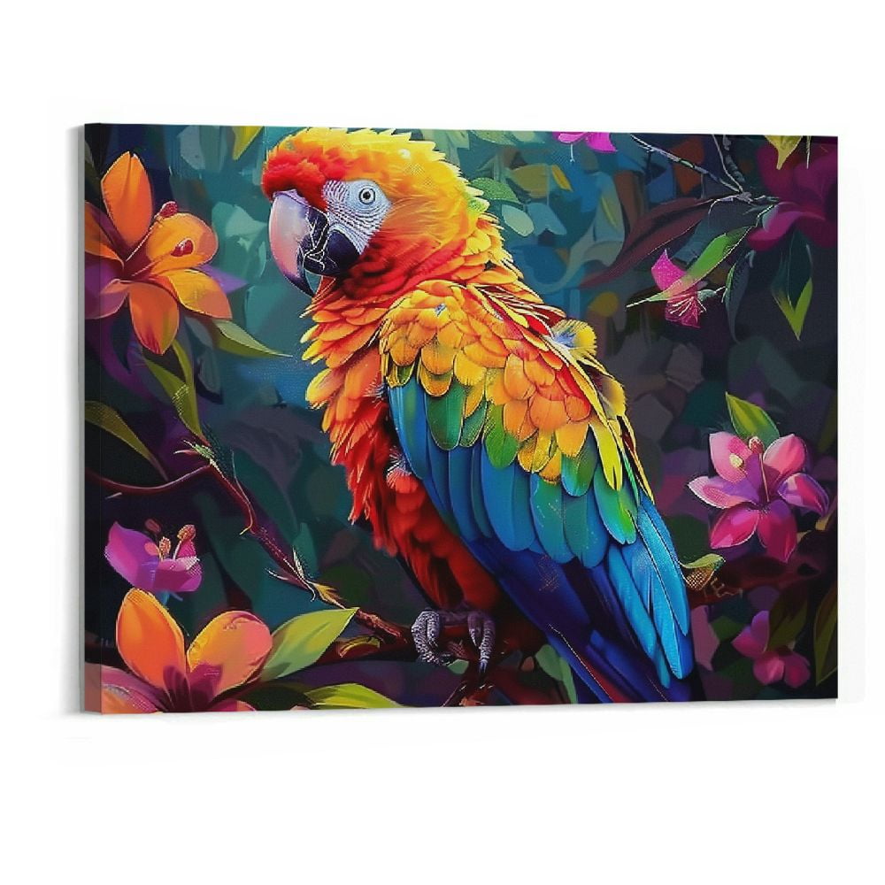 BCIIG Parrot Paint by Number for Adults Beginner, Animal DIY Digital ...