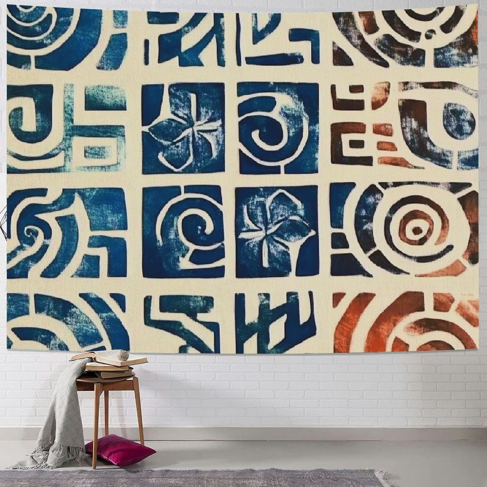 BCIIG Patterns Symbols Mosaic Tapestry Wall Hanging Unique Style ...