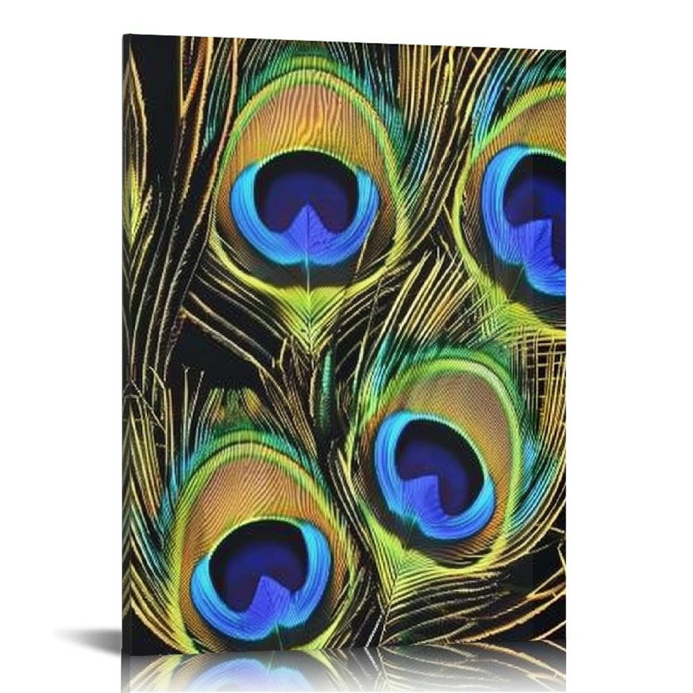BCIIG Peacock Feather Pattern Fine Art Aesthetic Poster & Print Wall ...