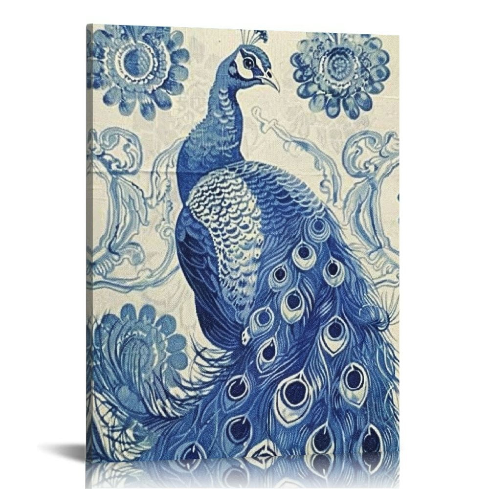 BCIIG Peacock Feathers Fine Art Aesthetic Poster Print Wall Painting ...