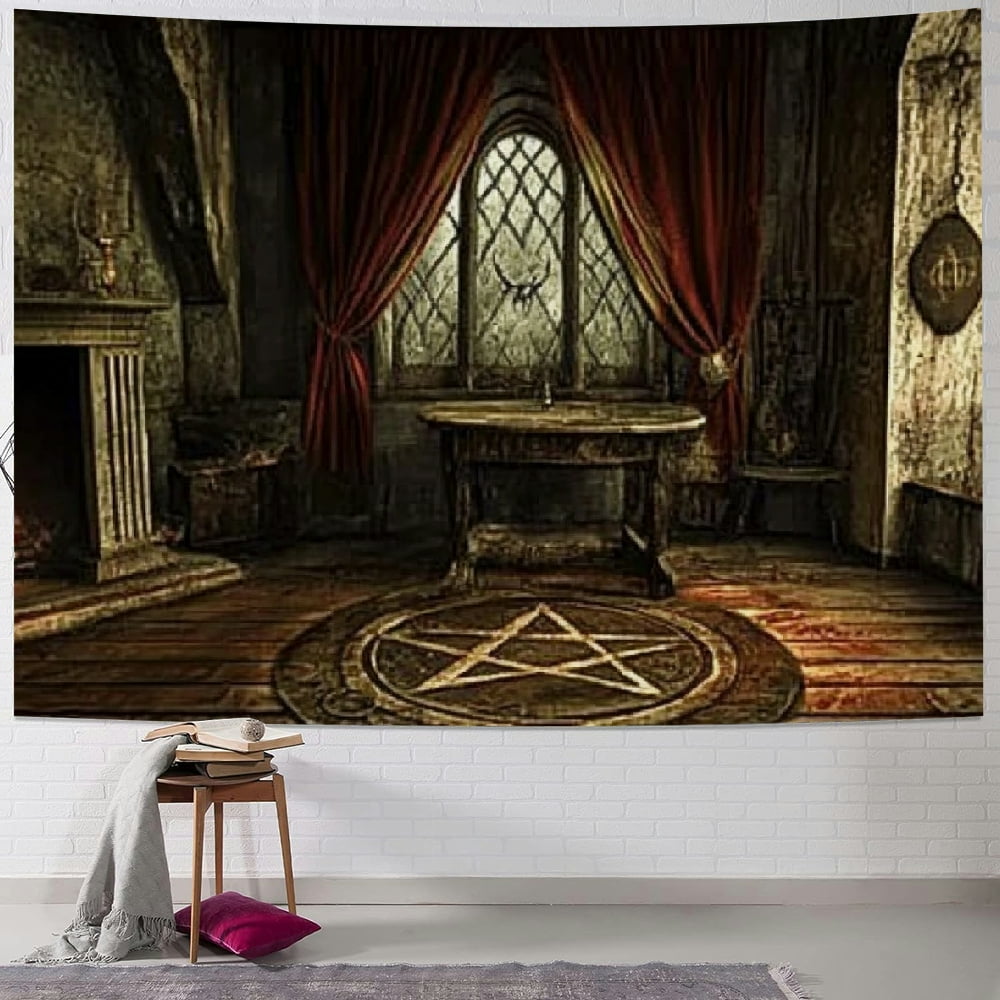 BCIIG Pentagram Table Room Tapestry Wall Hanging Unique Style Graphic ...