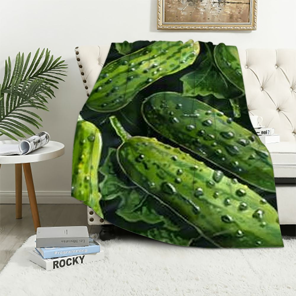 BCIIG Pickle Blanket Gifts for Women Girls Adults Kids Soft Warm ...