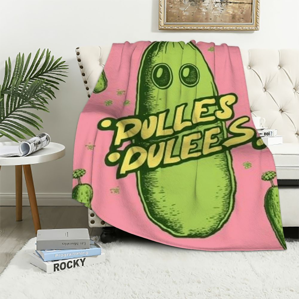 BCIIG Pickle Blanket Green Gifts for Women Men Kids Blanket Soft Fuzzy ...