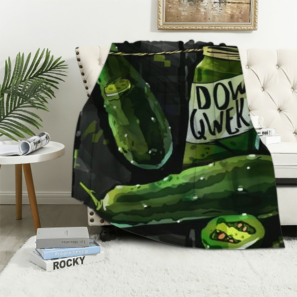 BCIIG Pickle Blanket Pickles Ideal Gifts for Kids Adults Soft Flannel ...