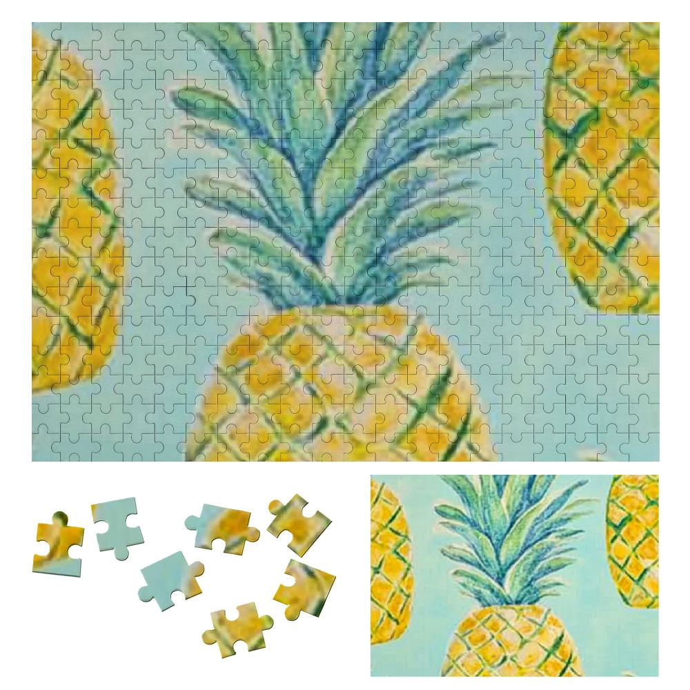 BCIIG Pineapples Wooden Jigsaw Puzzle Horizontal Style Gift for Family ...