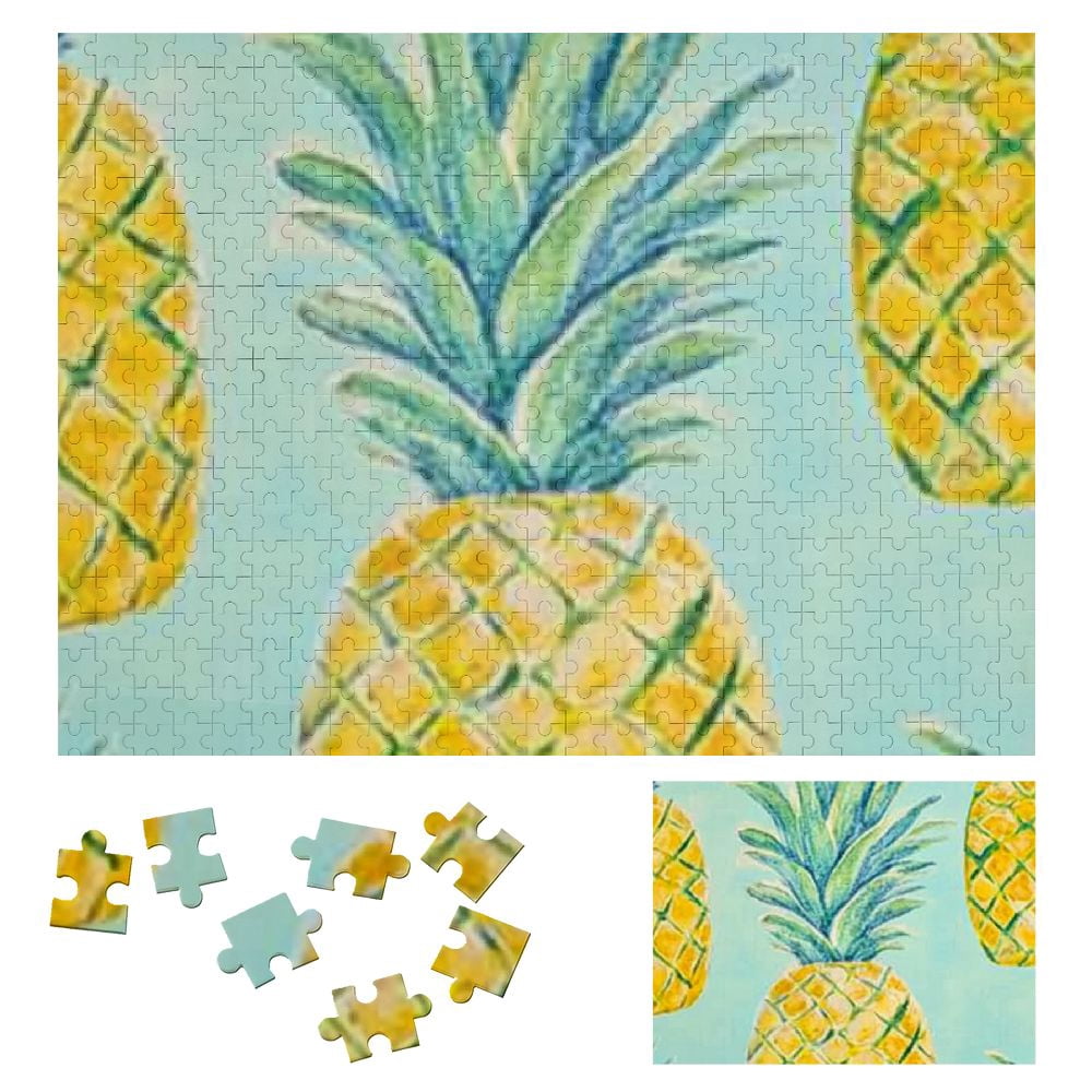 BCIIG Pineapples Wooden Jigsaw Puzzle Horizontal Style Gift for Family ...