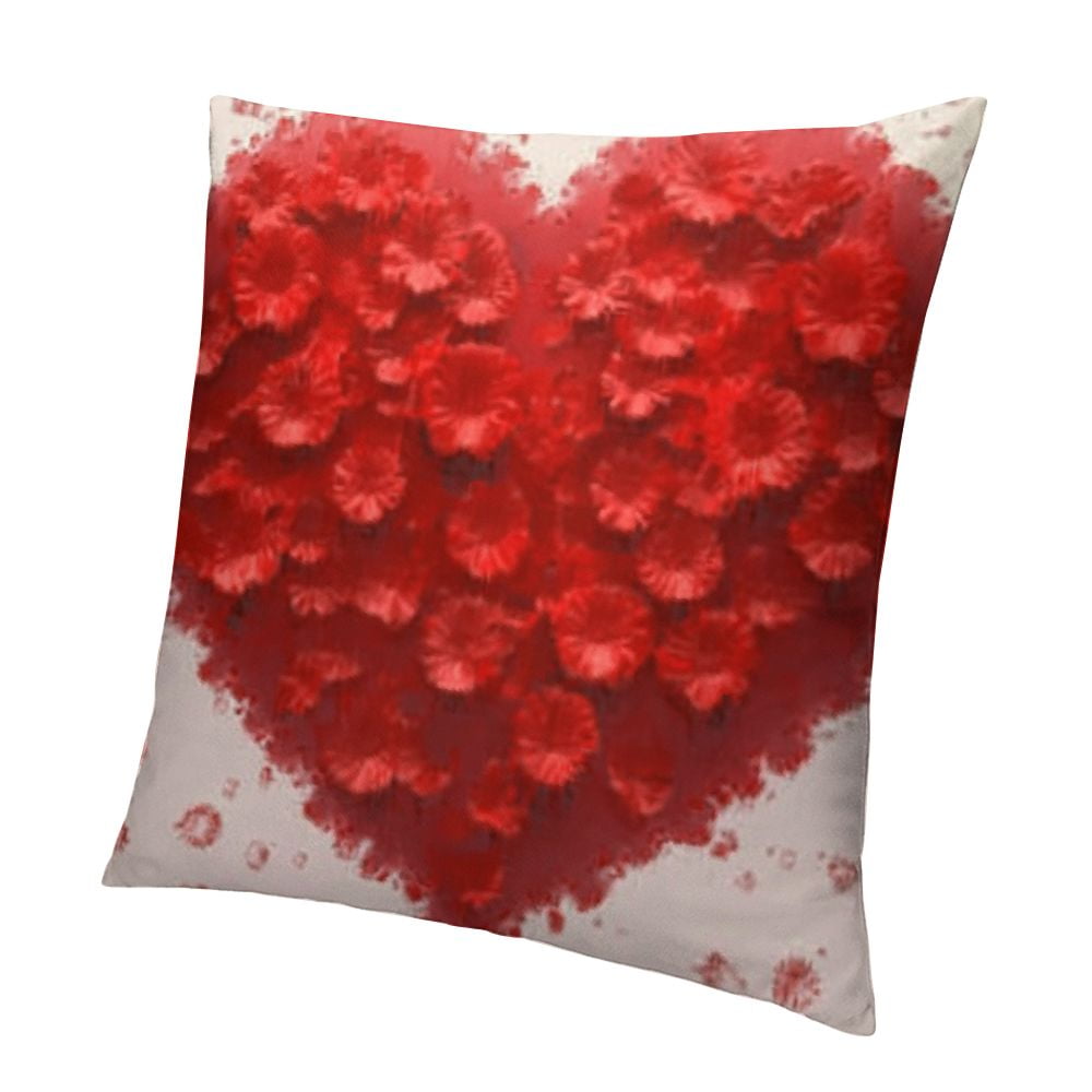 BCIIG Red Pillow Covers Pillow Covers Red, Decorative Throw Pillow ...