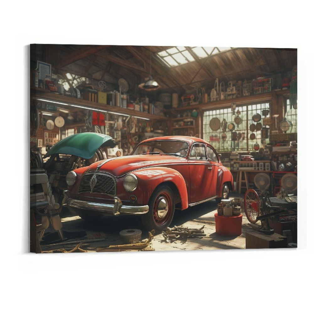 BCIIG Rod Shop Poster Wall Art Decor Unframed Print | Hot Rods ...